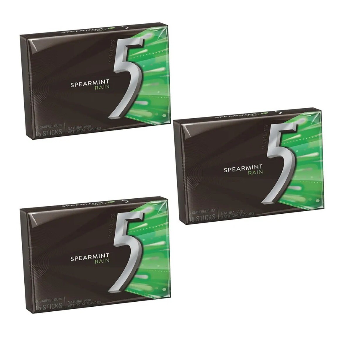 Wrigley's 5 Rain Gum Wrigley's 5, Cobalt Cooling Peppermint