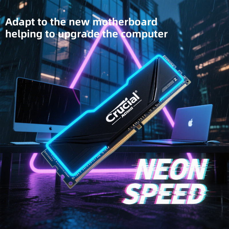 Original Crucial DDR5 16GB 4800MHz 288pin Desktop RAM Fast for Gaming ...