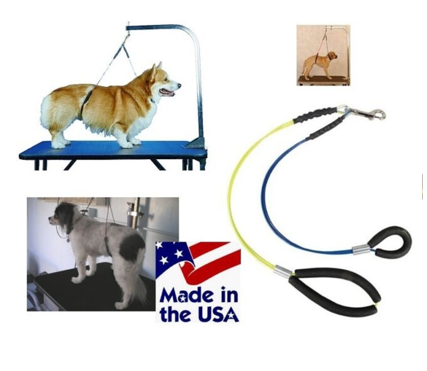 Dog Grooming Loops Heavy Duty Chew Resistant Water Proof Durable Colors ...