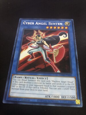 Yugioh! Cyber Angel Benten - GEIM-EN040 - Rare - 1st Edition Near Mint ...