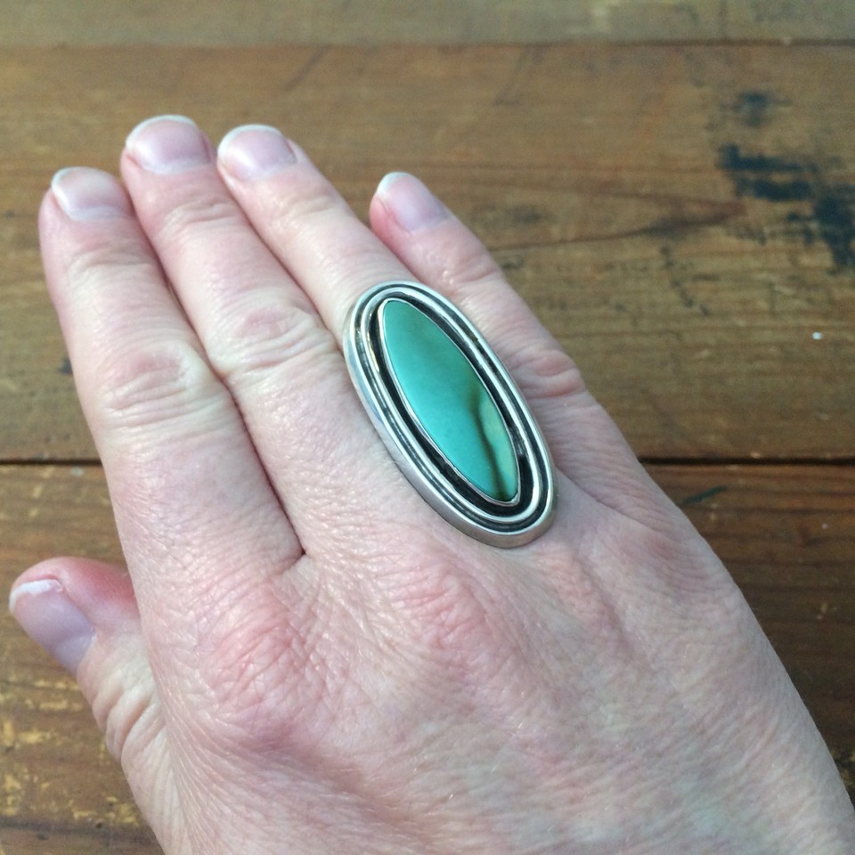 Darrell Victor sterling ring Apache designer modernist size 6 | eBay