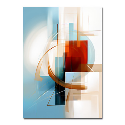 Minimalist Random Abstract Painting Wall Art Poster Print | eBay Australia