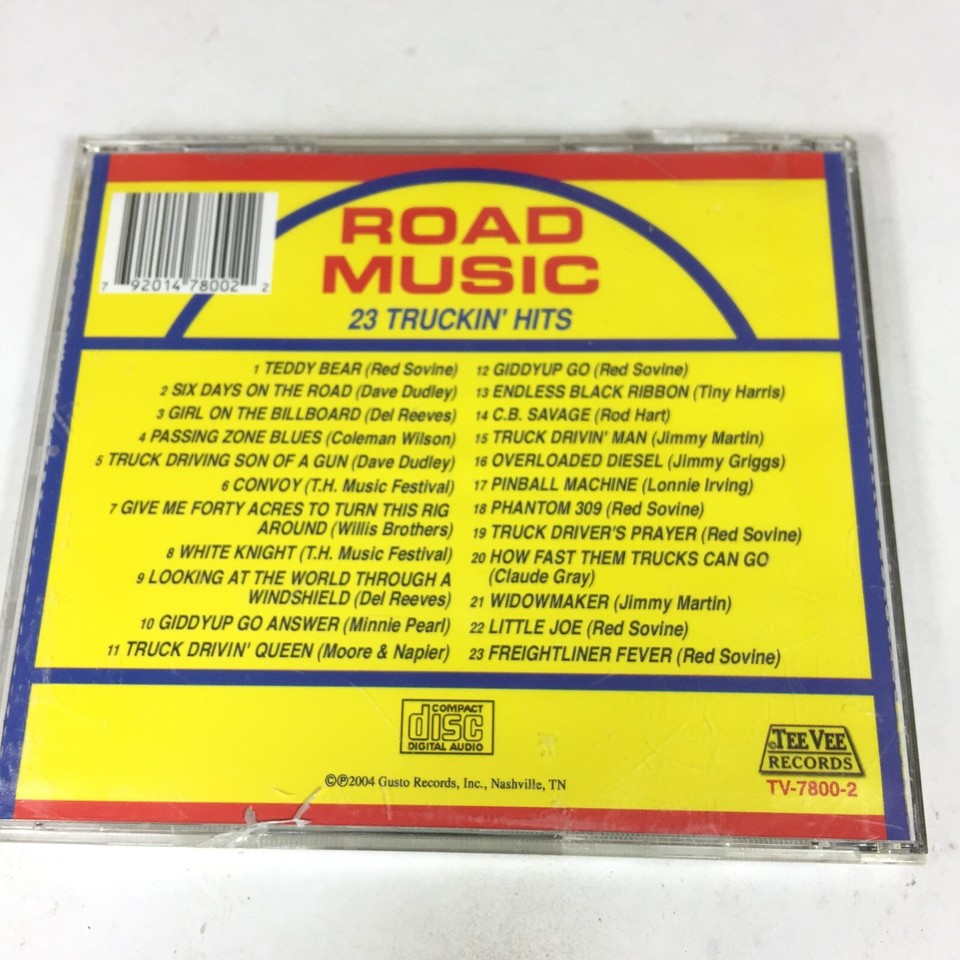 Road Music: 23 Truckin Hits - AUDIO CD | eBay