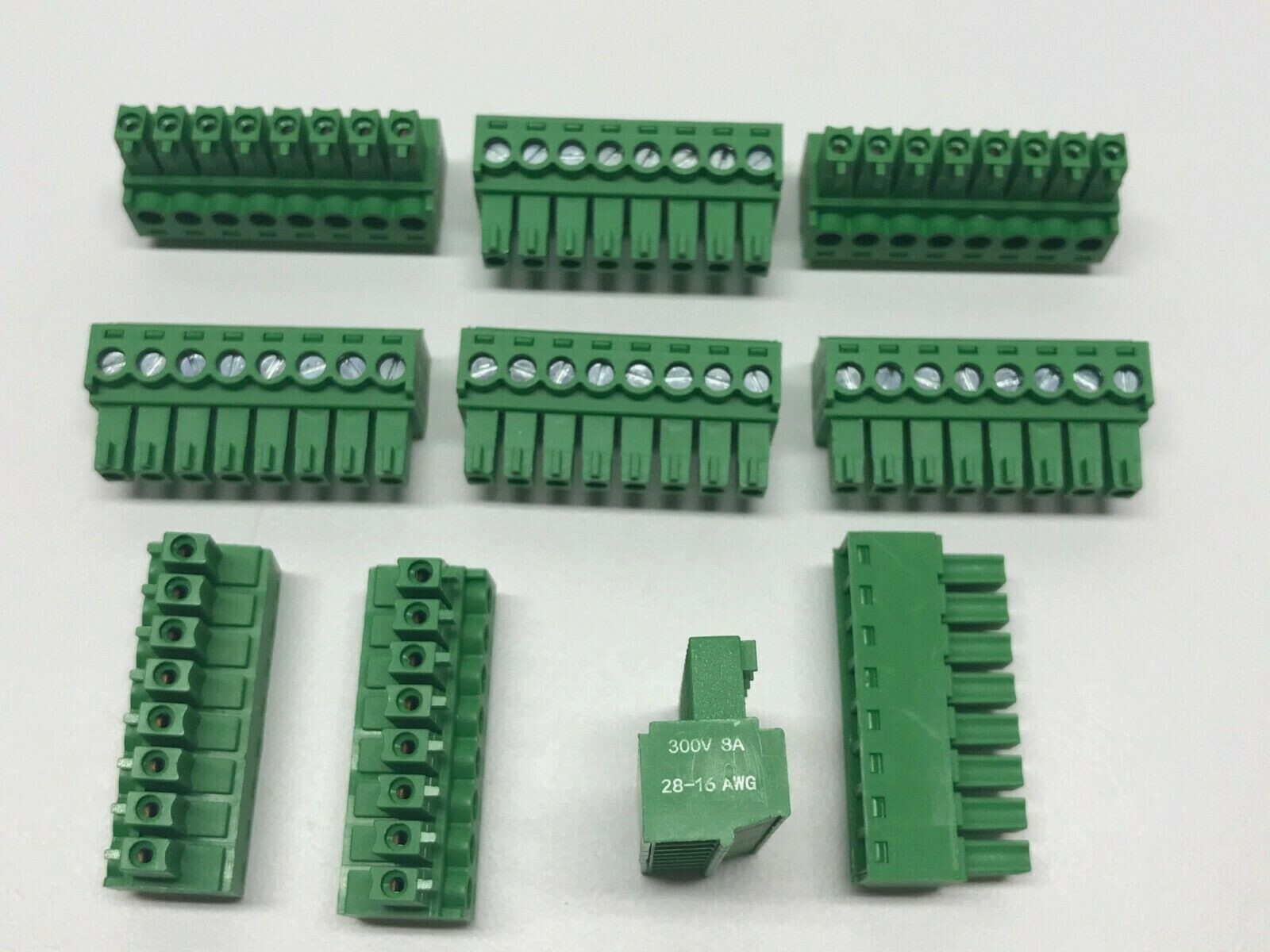 Phoenix Contact Phoenix Connector PCB Terminal Block 8 Pin 3.81mm Lot ...