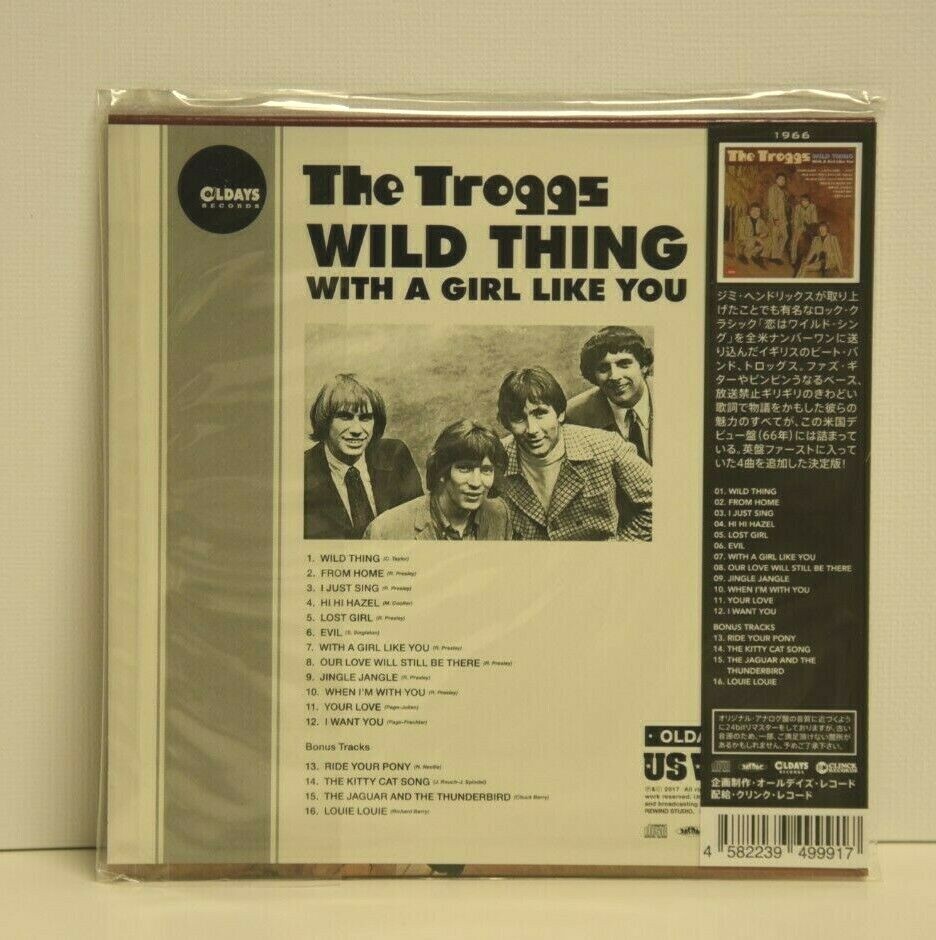 THE TROGGS - WILD THING - CD - BONUS TRACKS - MINI LP COVER - JAPAN ...