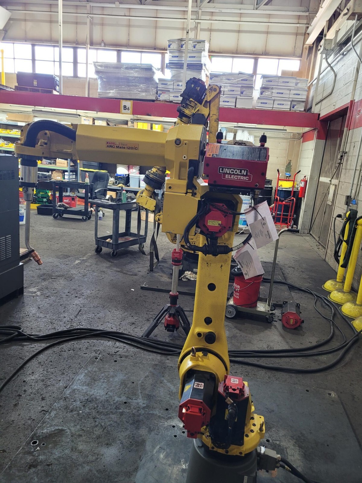 Fanuc 120iC / R-30iA Robot System with all cables and teach pendant. | eBay