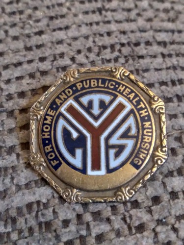 Vintage Gold Filled Nurse Nursing Pin CTS For Home & Public Health ...