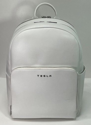 TESLA - LARGE Mega (Back) Pack Vegan Leather (WHITE), Ready To Ship! | eBay