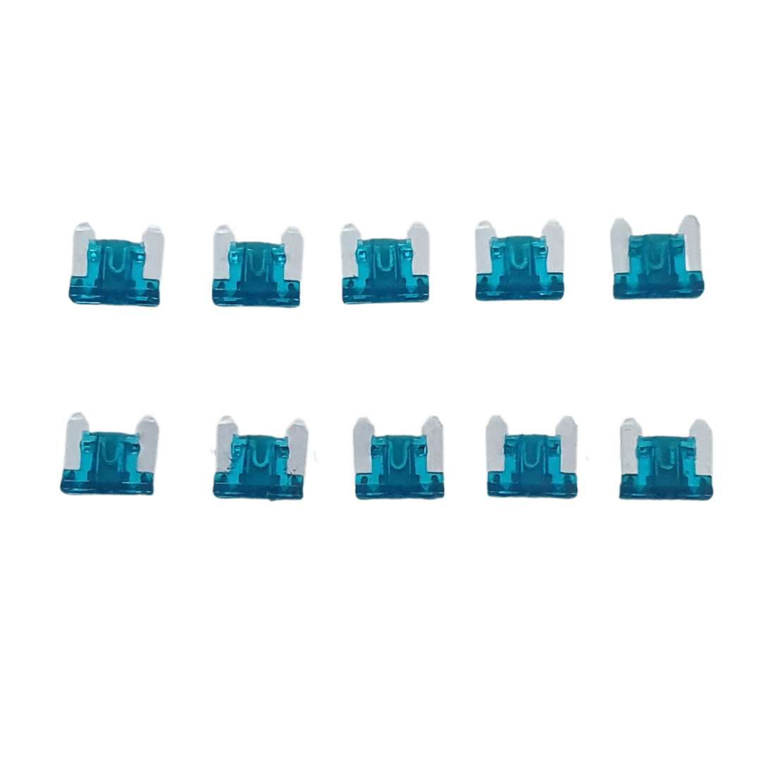 10x 15AMP Micro Mini Car Fuse Blade Truck Auto 15A Automotive Low ...