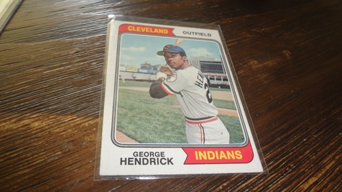1974 TOPPS # 303 GEORGE HENDRICK BASEBALL CARD | eBay