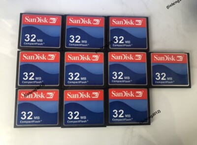 10PCS 32MB Sandisk Compact Flash Card 32MB CF Speicherkarte SDCFB | eBay