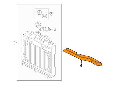 Support de refroidisseur d'huile de BMW F01 F02 F06 17117583119 7583119 ...