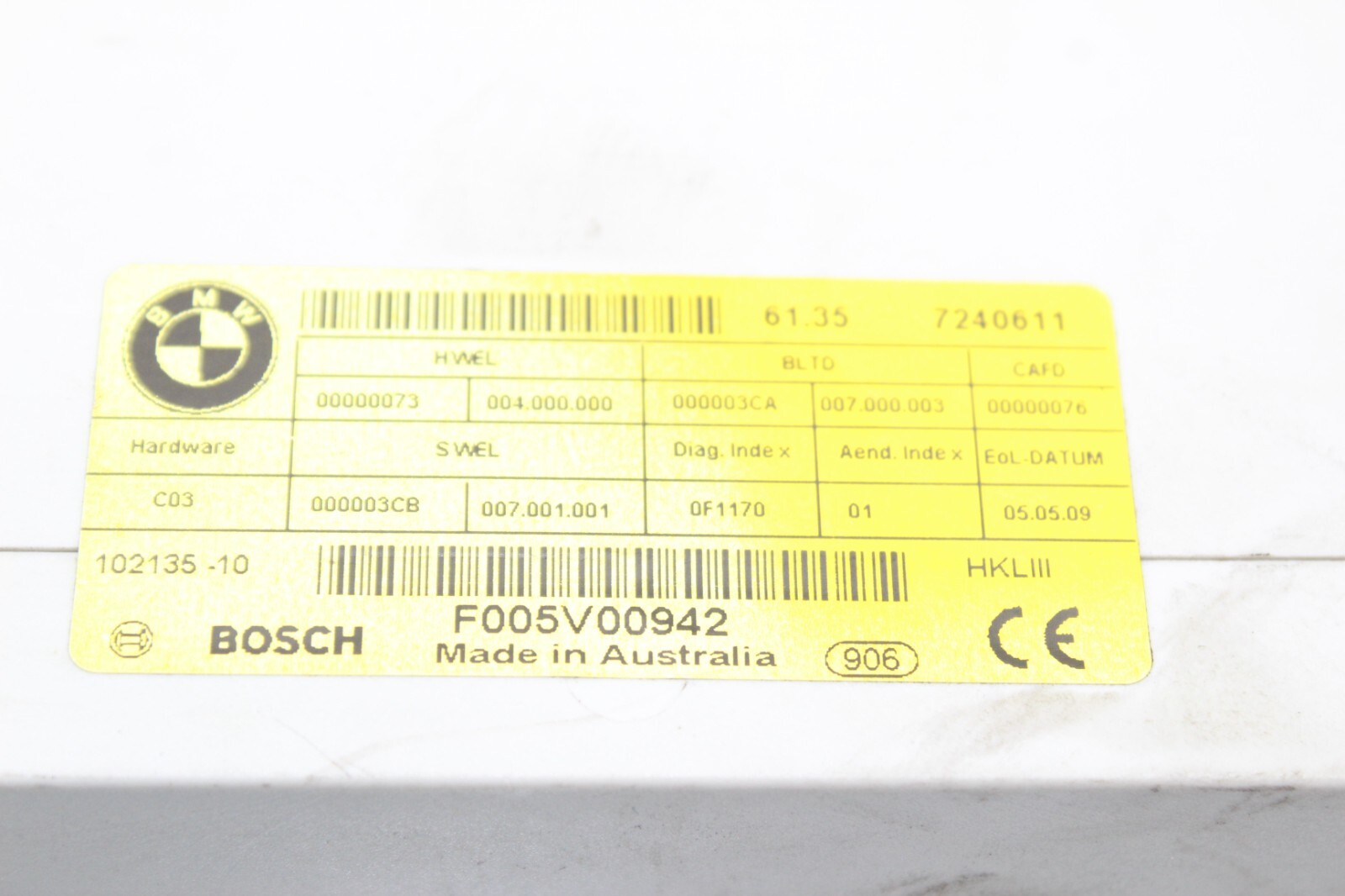 09-15 BMW 750LI Body Control Module F2639 | eBay