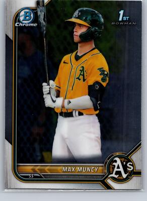 2022 Bowman Max Muncy - Chrome Prospects #BCP-89 Oakland Athletics | eBay