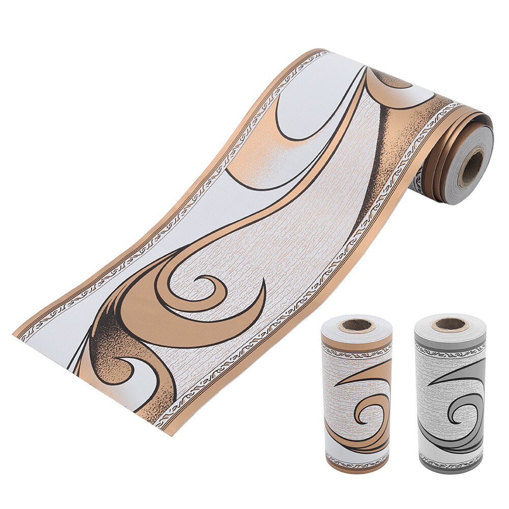 Waistline Border Waterproof Decor Wall Stickers 10m Self-Adhesive ...