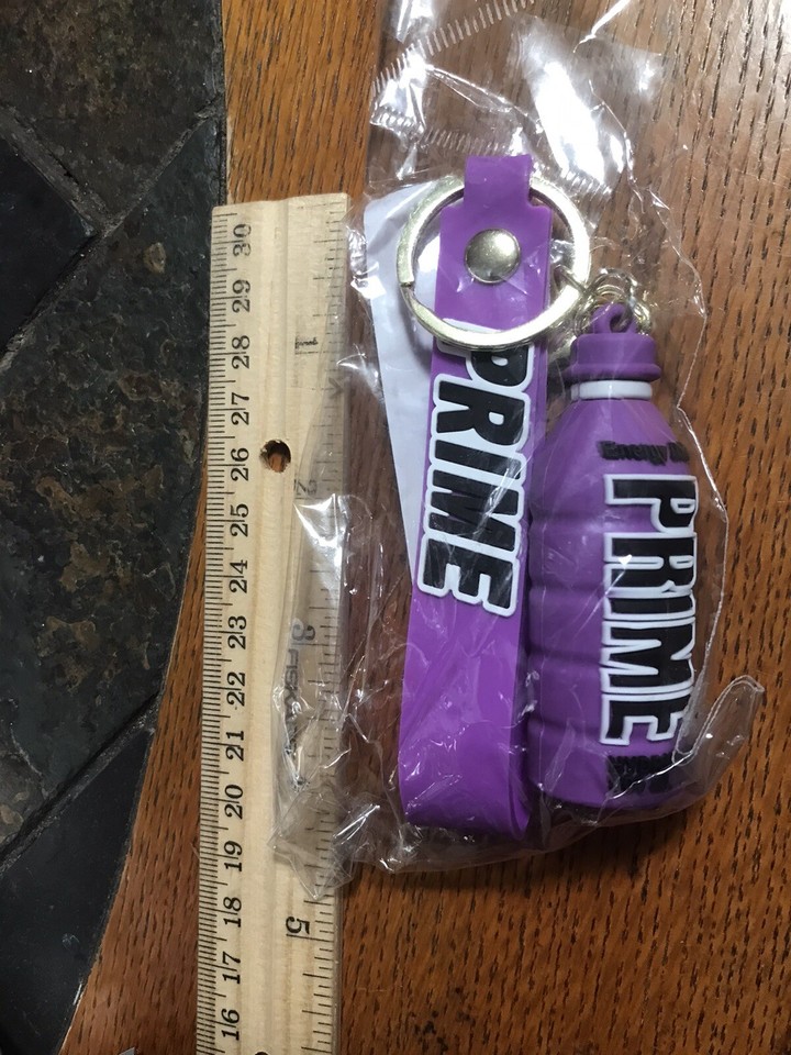 PRIME Drink Bottle KEYCHAIN Pendant Purple KSI PAUL | eBay