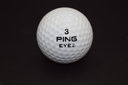 Vintage #3 White Orange Ping Eye 2 Golf Ball | eBay