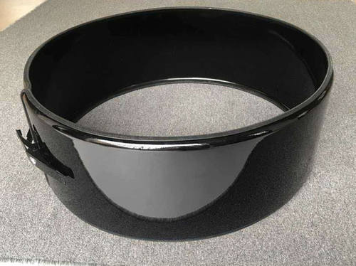 FOR MERCEDES G CLASS W463 W464 SPARE WHEEL TIRE RING COVER GLOSS BLACK ...