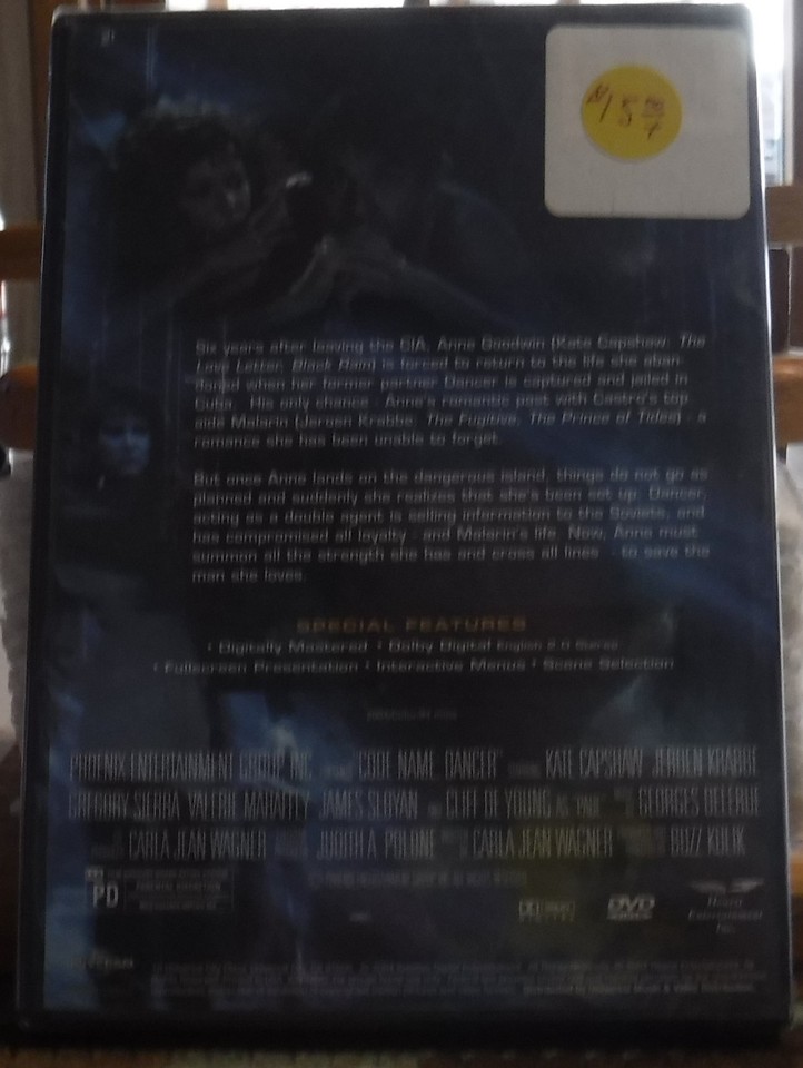Code Name: Dancer DVD All You Can Trust Are Your Instincts | eBay