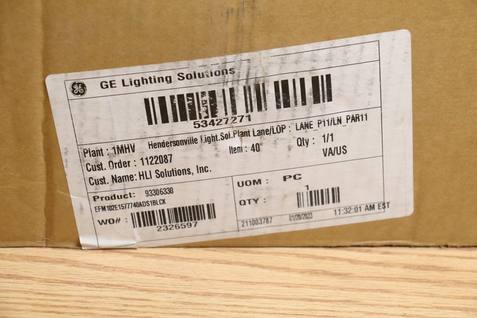 GE Evolve Led Parking Lot Area Flood Light ansi 7 pin rcpt High Voltage ...