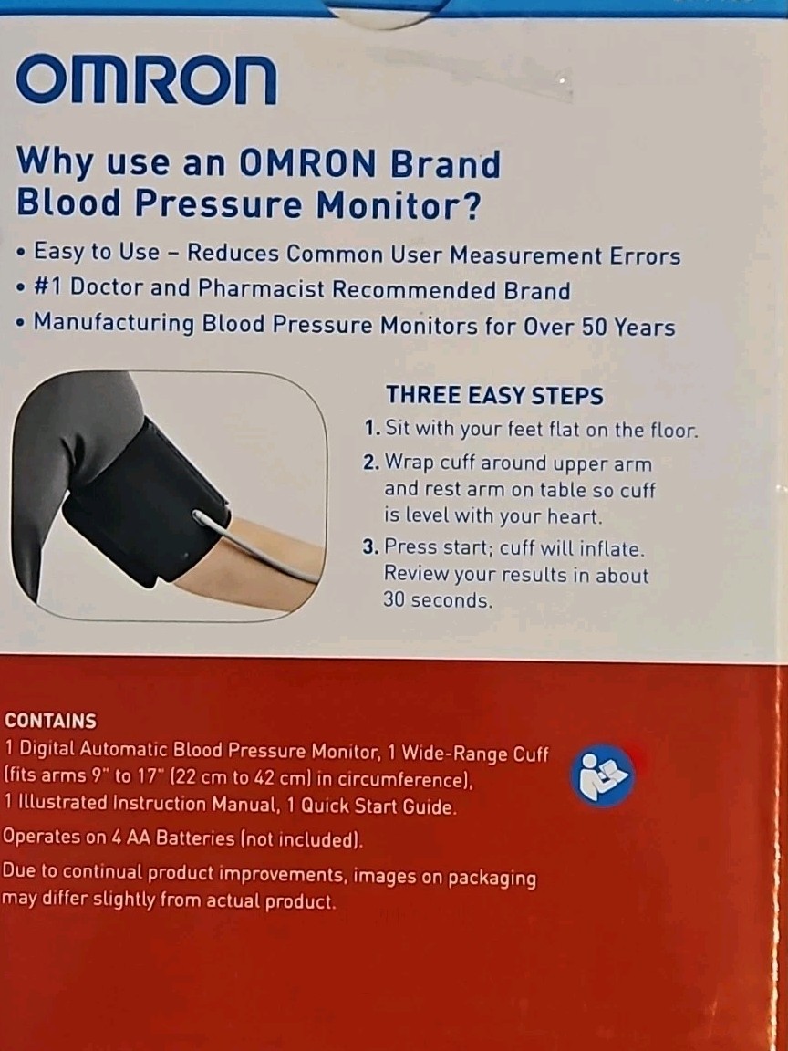 Omron 3 Series Upper Arm Blood Pressure Monitor One Touch Bluetooth ...