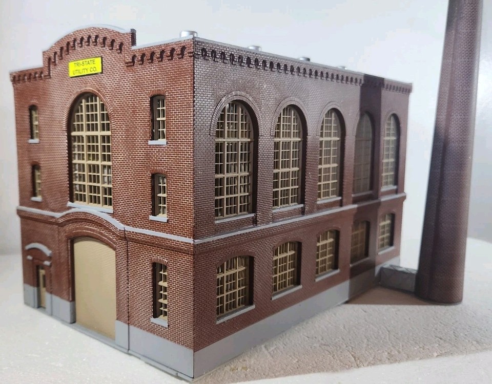 Power Station HO Scale Built-up Painted LEDs Figures Vehicle ...