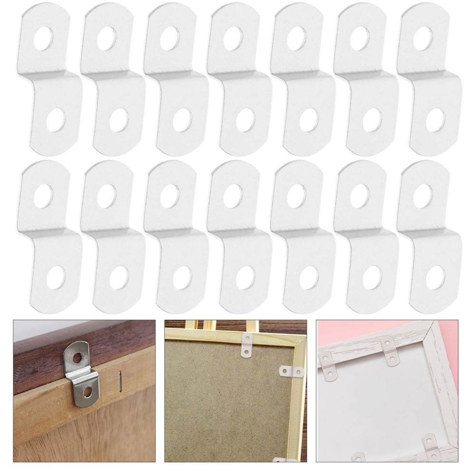 120Pcs Z Shape Corner Clips for Photo Frame and Mirror Connectors ...