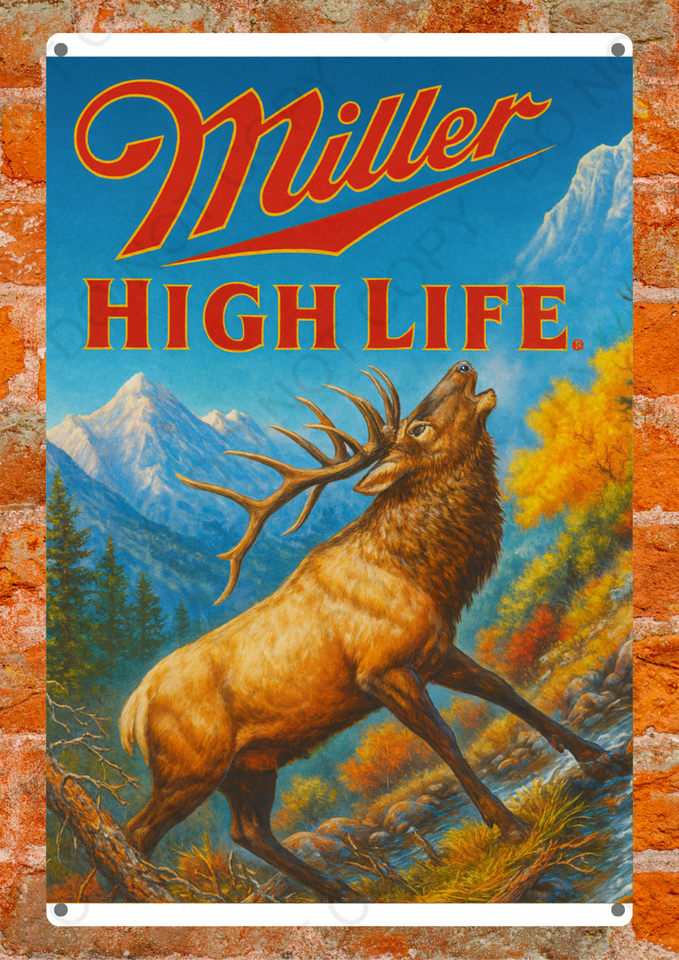 King Of Beers Fishing Power Metal Poster Sign Man Cave Bar Decor Read ...