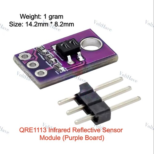 3PCS QRE1113 Infrared Reflective Sensor Module 3.3V 5V Line Sensor ...