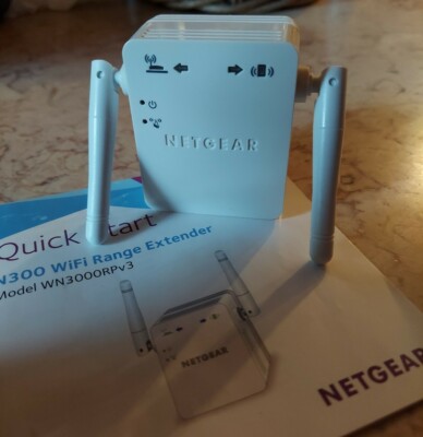 NETGEAR N300 WiFi Range Extender Model WN3000RPv3 | eBay