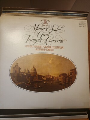 MAURICE ANDRE / GREAT TRUMPET CONCERTOS (2LP 1974) HAYDN VIVALDI ...