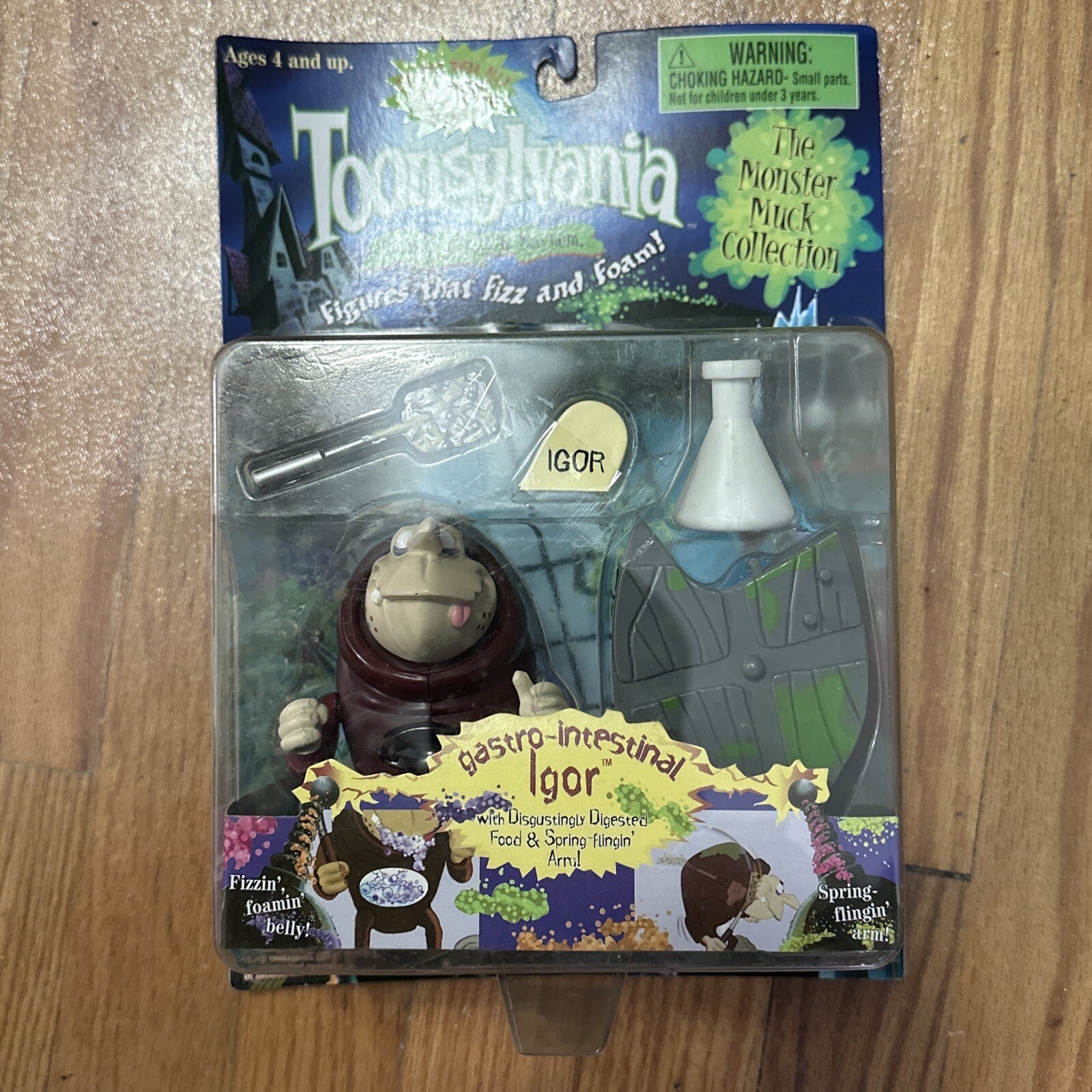 Toonsylvania Gastro Intestinal Igor 4" Action Figure Monster 1998 Nib ...