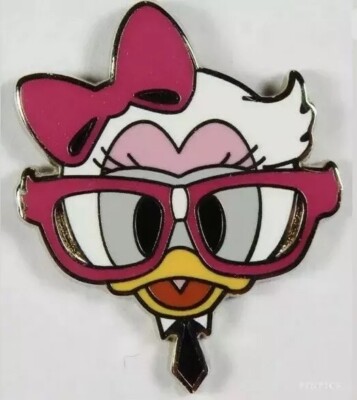 Disney Pin 90181 Nerds Rock Head Collection Nerd Glasses Daisy Duck | eBay