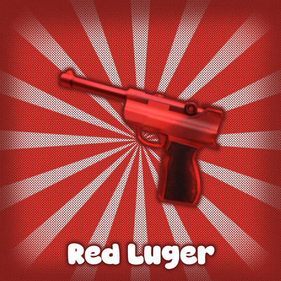 Red Luger MM2 / Roblox Murder Mystery 2 Godly Gun (Winter Sale ️ ️ ️ ...