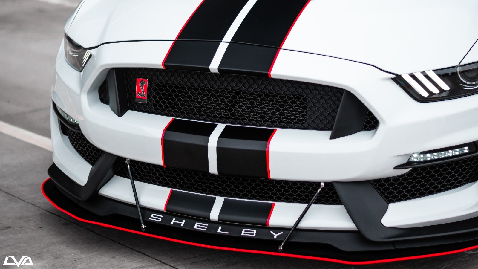 LVA 2015-2021 Ford Mustang "GT350" Front Splitter (OEM Bumper) | eBay
