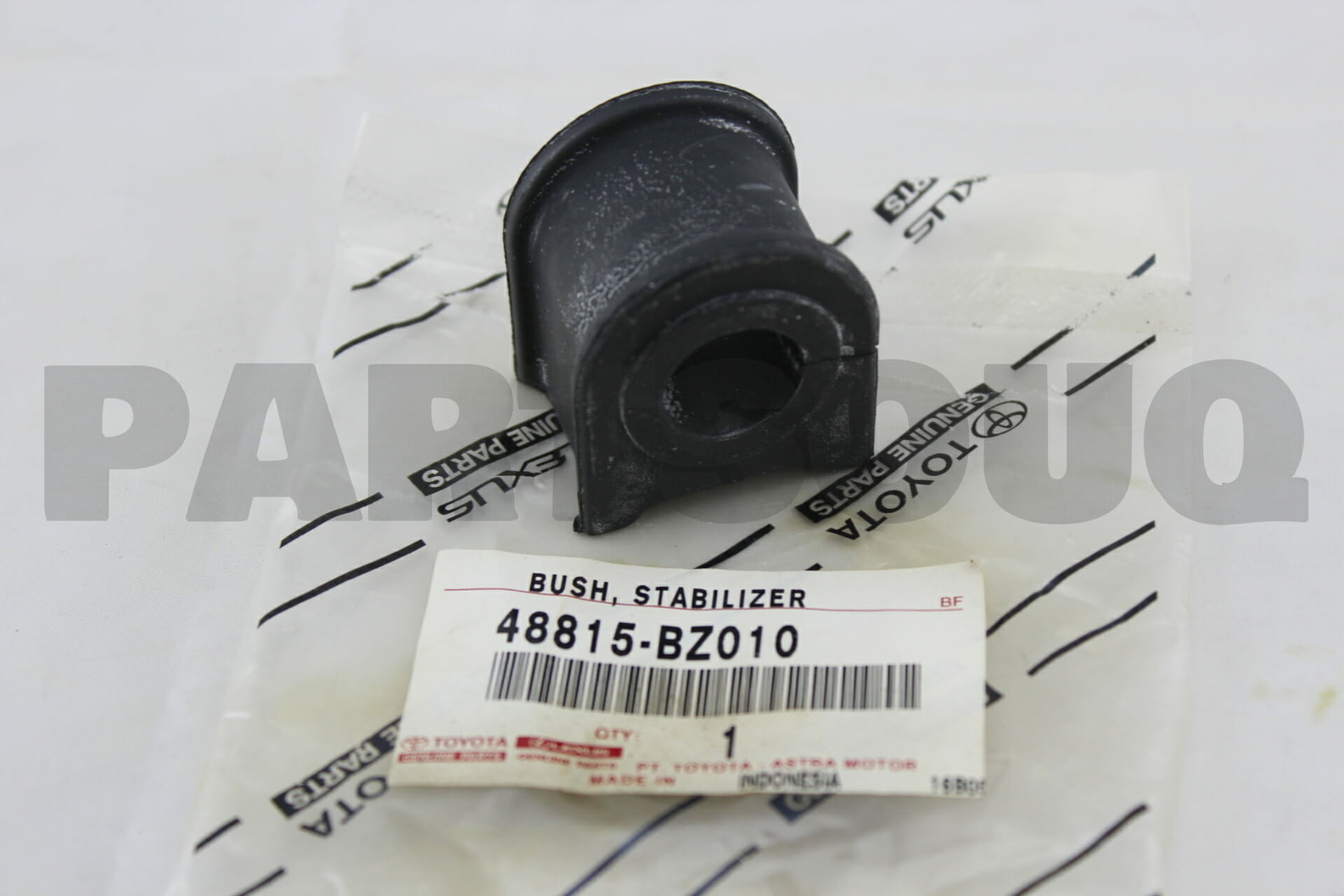 48815BZ010 Genuine Toyota BUSH, FRONT STABILIZER BAR, NO.1 48815-BZ010 ...