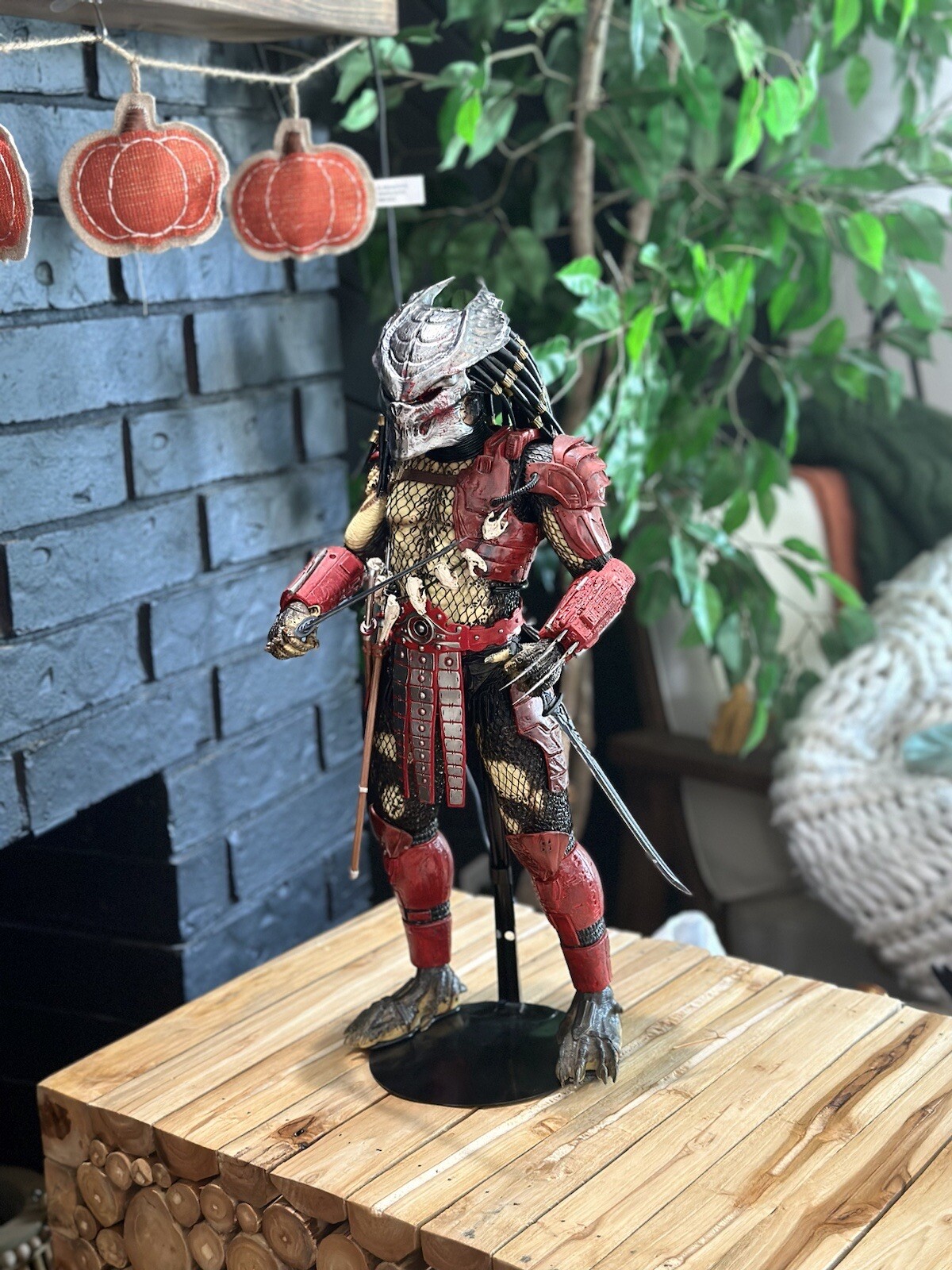 Custom 1/4 Scale Echo Mask For Neca Jungle Hunter Predator - MADE TO ...