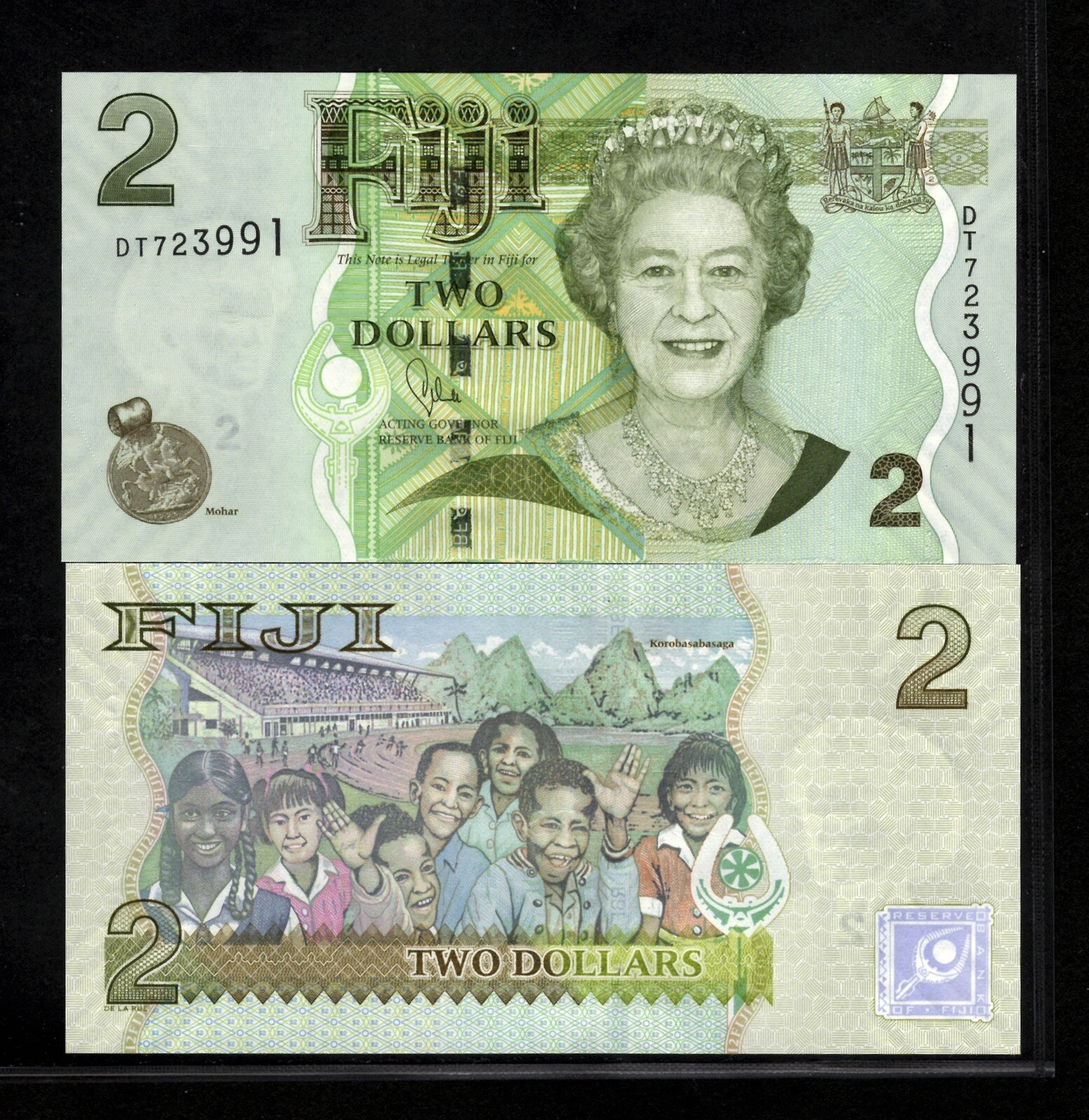 FIJI, 2 dollars Banknote, 2011, P-109b, QEII, UNC Currency | eBay