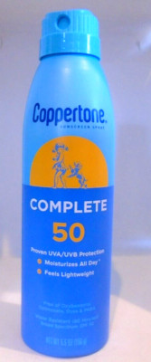Coppertone Complete SPF 50 Moisturizing Sunscreen Spray 5.5 oz Exp 12/2025 | eBay