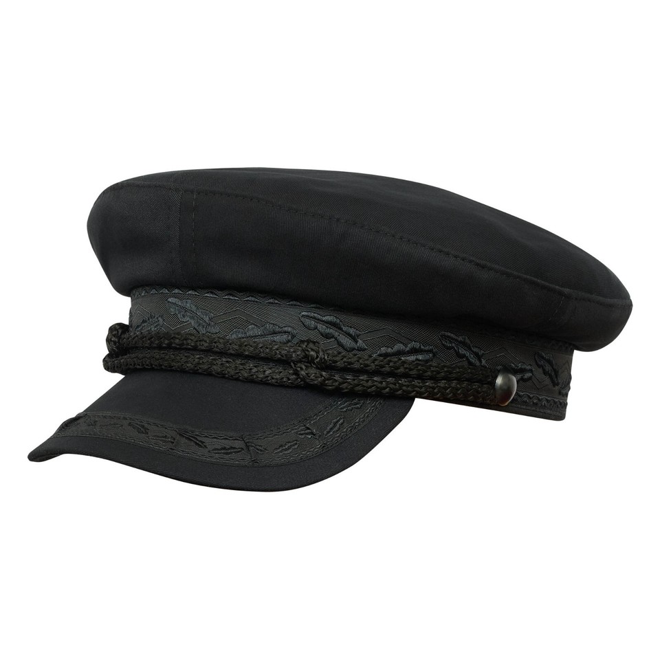 Sterkowski KASHUBIA 3 Cotton Captains Cap Mariner Fisherman Yachting White Black | eBay