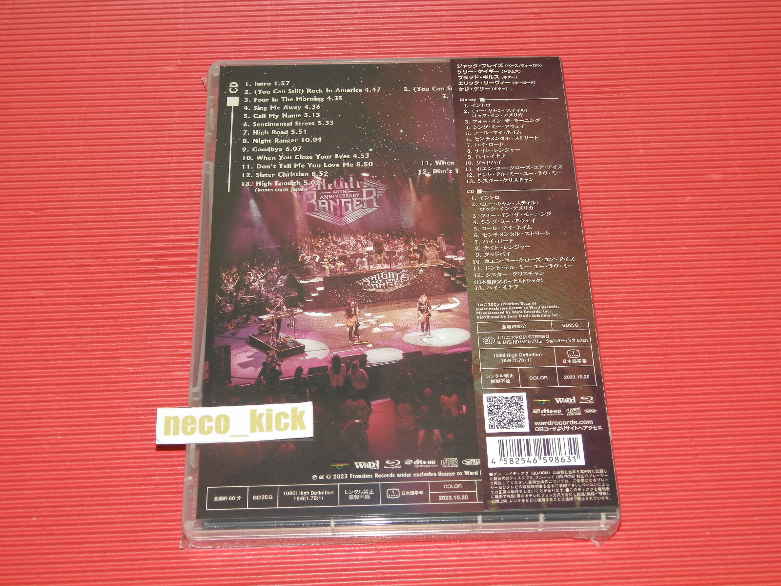 11C NIGHT RANGER 40 YEARS AND A NIGHT WITH BONUS TRACK JAPAN BLU-RAY ...