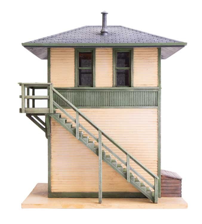 HO Scale Walthers Cornerstone 933-3556 Trackside Signal Tower Building ...