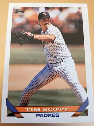 1993 Topps #166 Tim Scott San Diego Padres MLB Baseball Card (C9 | eBay
