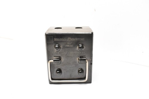 GE CLF 30A 600V AC Nema-Class J Pull Out Fuse Box | eBay