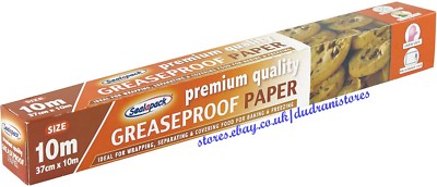 Premium Quality Grease Proof Paper Roll Packs of 1,2,3 or 4 for Baking ...
