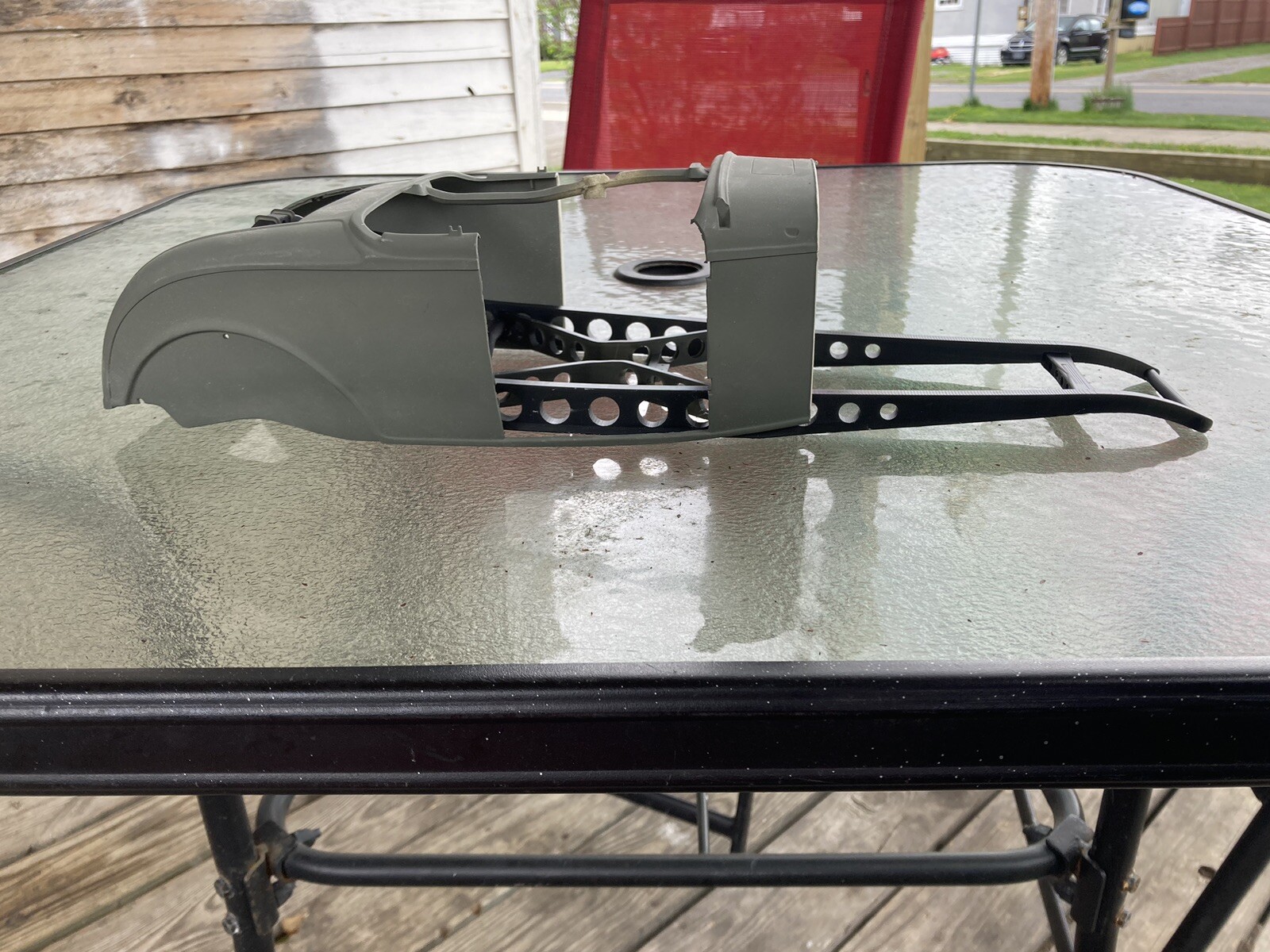 1/8 Custom Bobbed Drilled and Pinched 32 Big Deuce Frame. Straight ...