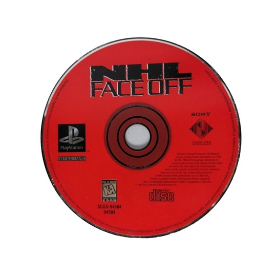 NHL Face Off (Sony PlayStation 1, 1995) Game Only | eBay