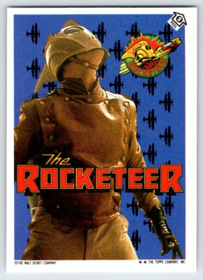 THE ROCKETEER STICKER #9 Topps Trading Card B82 | eBay