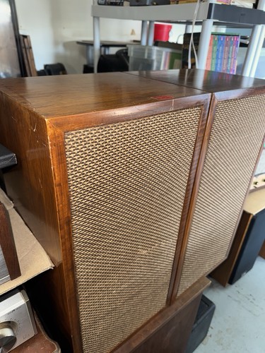 Pair Of Altec 755C Drivers In Wood Speaker Cabinets | eBay