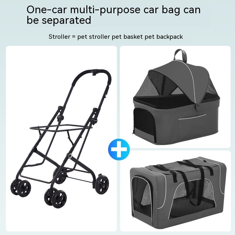 Small Dog Lightweight Folding Cat Dog Trolley | eBay